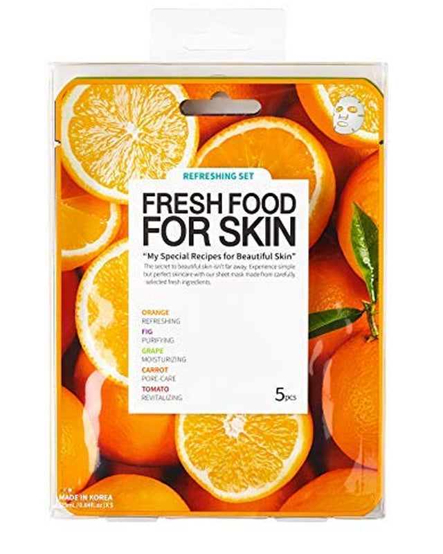 Freshfood Mask Set 5pcs - Refreshing – Degjin Beauty